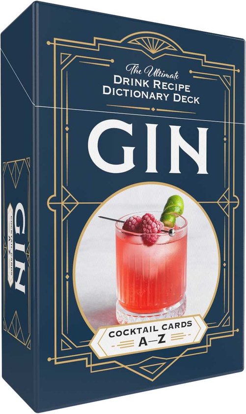 Cocktail Recipe Deck- Gin Cocktail Cards A–Z | bol