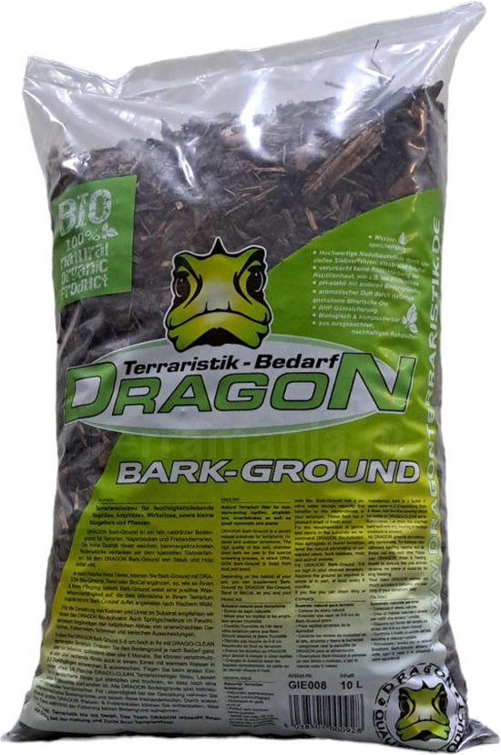 Dragon Bark 10 Liter - Bodembedekking voor terrarium - Reptielen bark ...