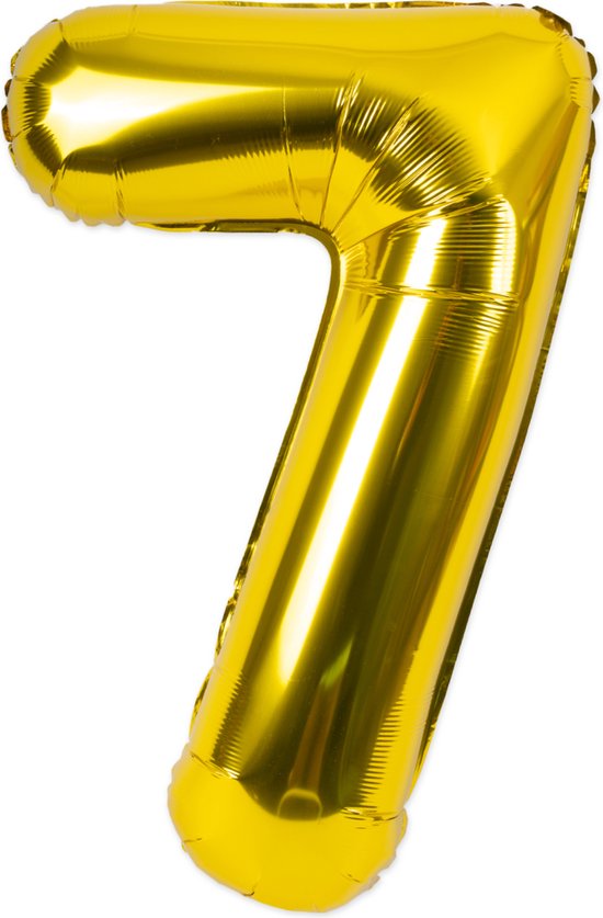 Festivz Gouden Cijfer Ballon 7 - Goud – 81 CM - Decoratie ...