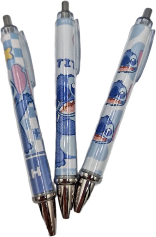 Stitch gel pennen - 3 stuks | bol