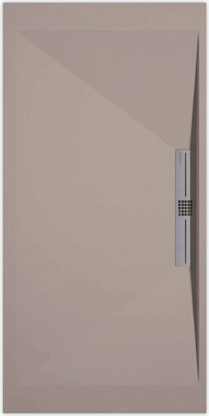 Sanifun douchebak Stone Side Sand Smooth 1000 x 900 S | bol