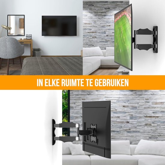 Platte en Gebogen TV's, TV Wall Mount - Super Sterke TV Muurbeugel 19 ...