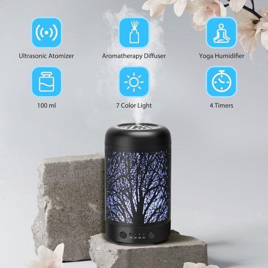 Aroma Diffuser, aromatherapie-diffuser voor etherische olein - aromatherapy diffuser | bol