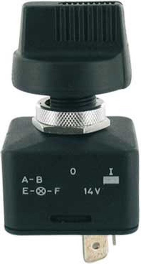 Draai schakelaar uit- aan groen verlicht | bol