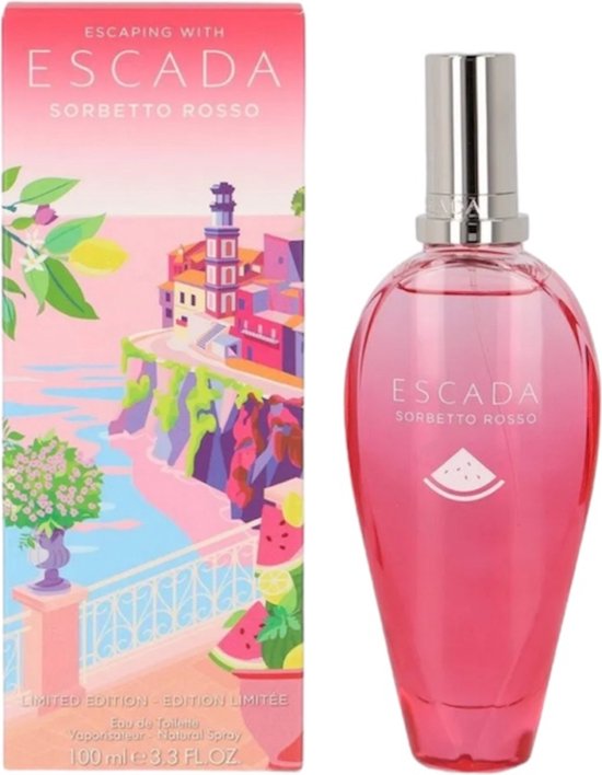 Escada Sorbetto Rosso Eau De Toilette 100ml edt Spray Limited Edition | bol