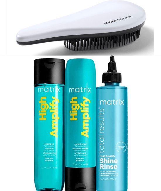 Matrix - High Amplify Set - Shampoo + Conditioner + Shine Rinse + KG ...