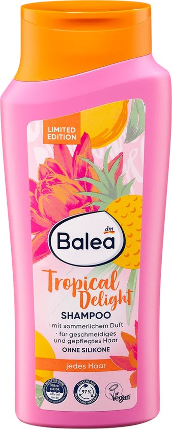 Balea Shampoo TROPICAL DELIGHT limited edition VEGAN 300ML | bol