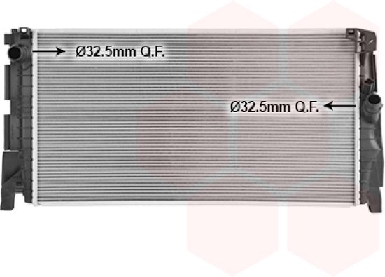 Van Wezel - RADIATOR VOOR MINI COOPER F55 2013-2024 17118645783 | bol
