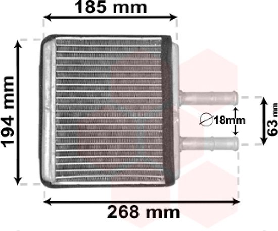 Van Wezel - KACHEL RADIATEUR VOOR CHEVROLET AVEO 2008-2011 96539642 | bol