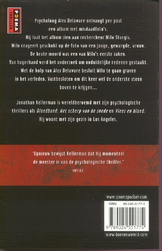 Moordboek, Jonathan Kellerman | 9789024551774 | Boeken | bol