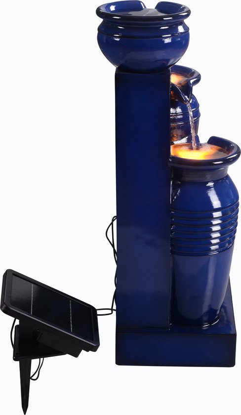 Teamson Home Tuin Water Fontein Met Lichten - Op zonne-energie ...
