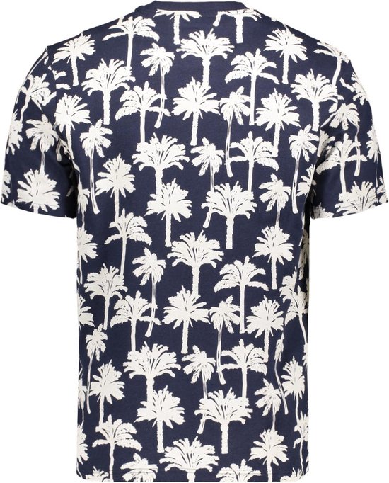 Only And Sons Onskylen Reg Linen Palm Aop Ss Tee Heren T Shirt Maat M Bol