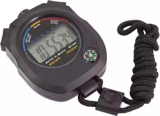 Stopwatch - LCD display - Met mini kompas | bol