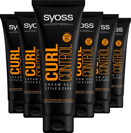 Syoss Curl- Control Cream Gel - Haarstyling - Perfecte Kurldefinitie ...