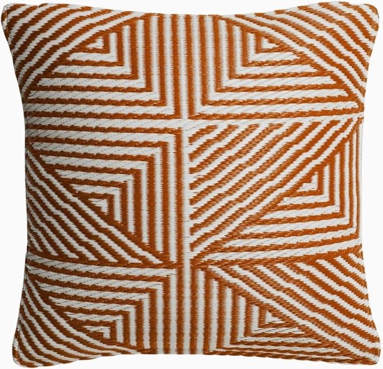 LM-Collection Osaka Tuinkussen - 42x15x42cm - Oranje - Plastic ...