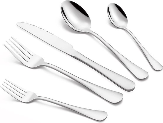 Bestekset, 20-delig bestek voor 4 personen, bestekset voor 4 personen ...