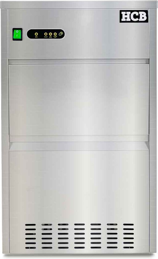HCB® - Professionele Horeca IJsblokjesmachine - 28 kg p/d - RVS / INOX ...