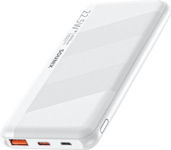 Sounix Powerbank 10000 mAh - 22.5W Snellader - Universele Powerbank 22 ...
