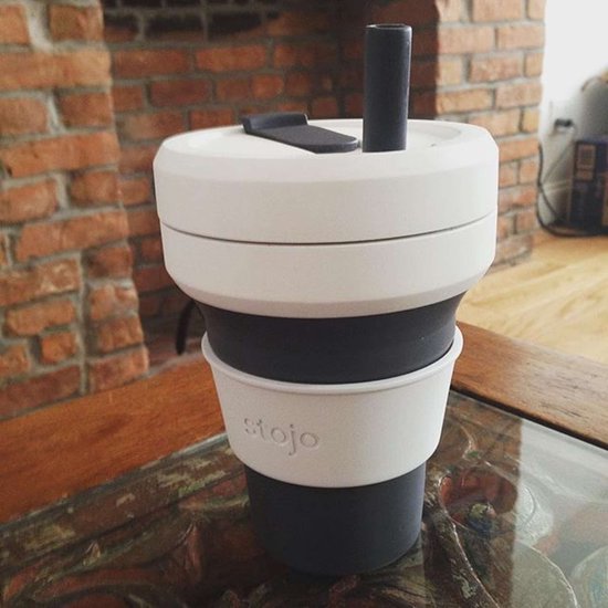 Stojo - Biggie Cup - Koffie / Theebeker - 470 ml - Herbruikbaar ...