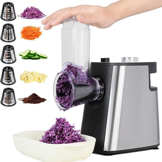 Râpe à carottes Électrique - Râpe à carottes - Râpe électrique - Râpe ...