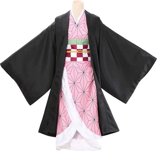 Demon Slayer - Nezuko Cosplay Kostuum - Anime Manga Kleding Set - Fan ...