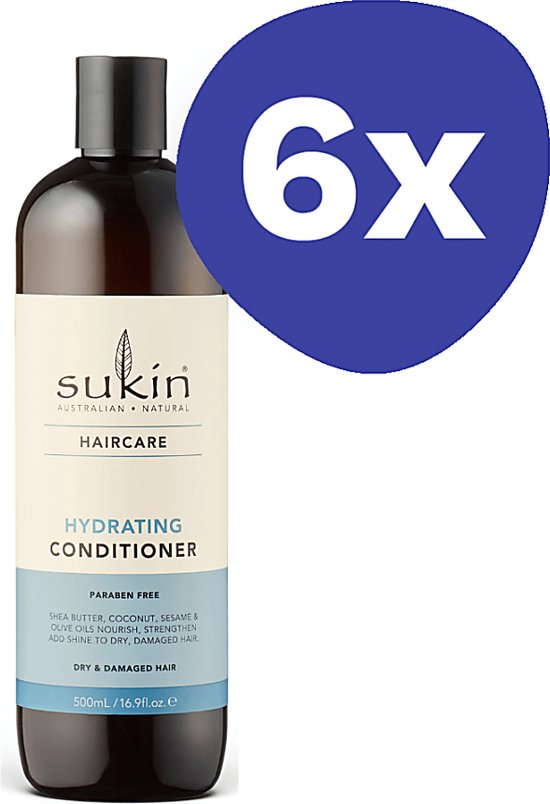 Sukin Hydrating Conditioner (droog haar) (6x 500ml) | bol