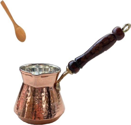 Turkse Griekse Arabische koffiepot van koper Cezve Copper Ibrik Briki ...