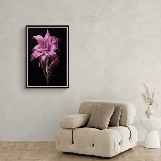 Roze Bloem Poster | Bloemenposter | Roze Poster | Natuurposter ...
