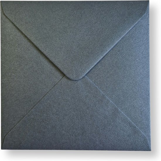 Cards & Crafts 50 Luxe metallic vierkante enveloppen - 14x14 - platina ...