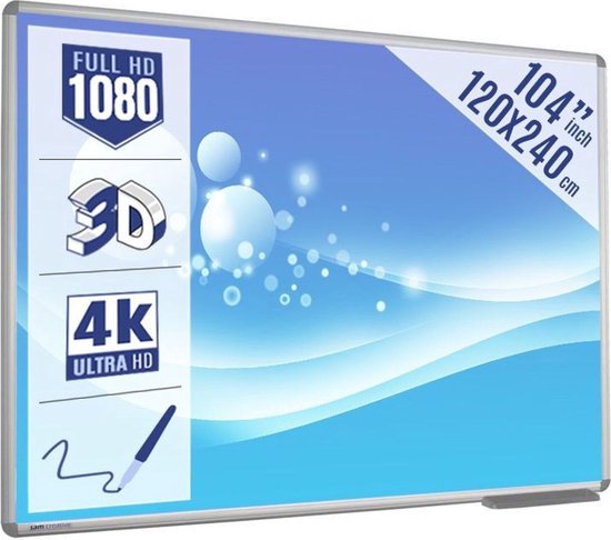 Tableau Blanc Projection Série 120x240 cm | Tableau blanc de projection ...