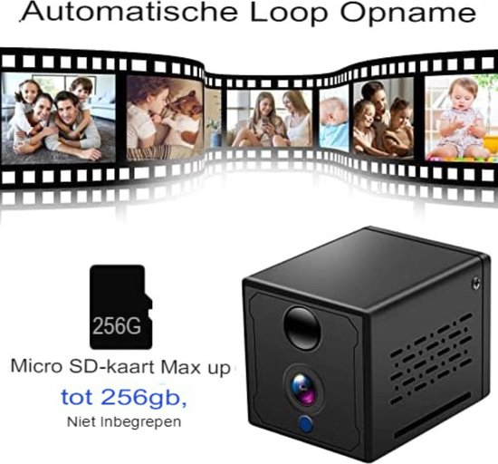 Spy camera wifi met app - Spy camera draadloos - Mini camera spy wifi ...