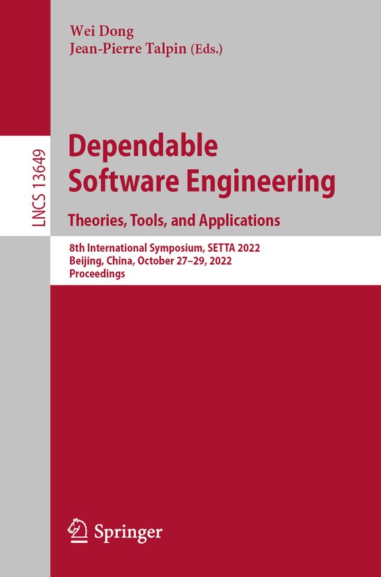Lecture Notes in Computer Science- Dependable Software Engineering ...