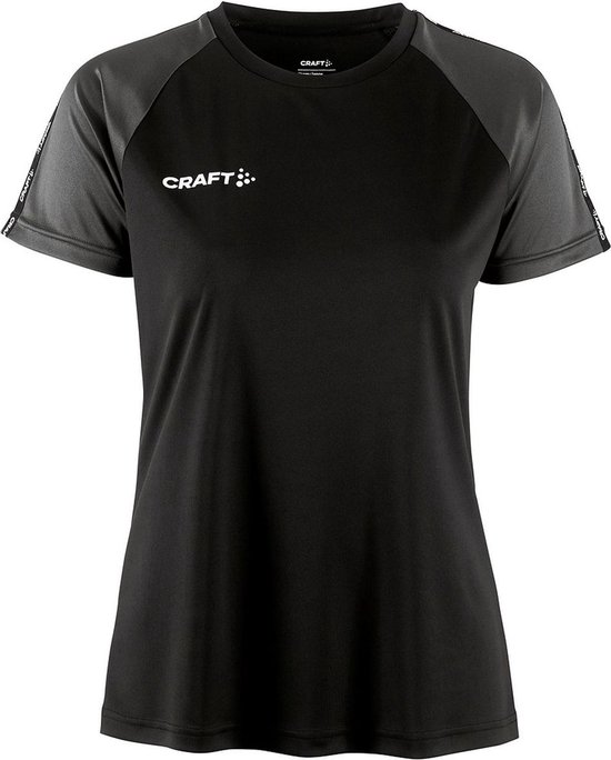 Craft Squad 2.0 Contrast Jersey W 1912726 - Black/Granite - XL | bol