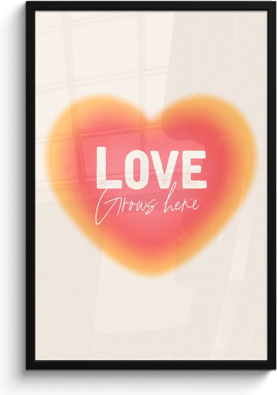 Fotolijst inclusief poster - Posterlijst 60x90 cm - Posters - Hart ...