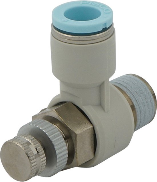 6mm - R1/4 Clean-room Pneumatische Haakse Naaldafsluiter - JNC6-02-C | bol