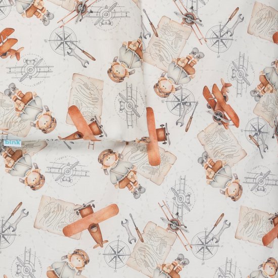 BINK Bedding Dekbedovertrek Raf junior 120 x 150 cm - kussensloop 60 x ...