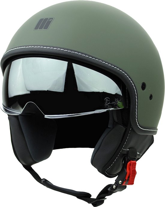 Motocubo Beetle Jethelm - ECE goedgekeurde Scooterhelm - Geschikt als ...