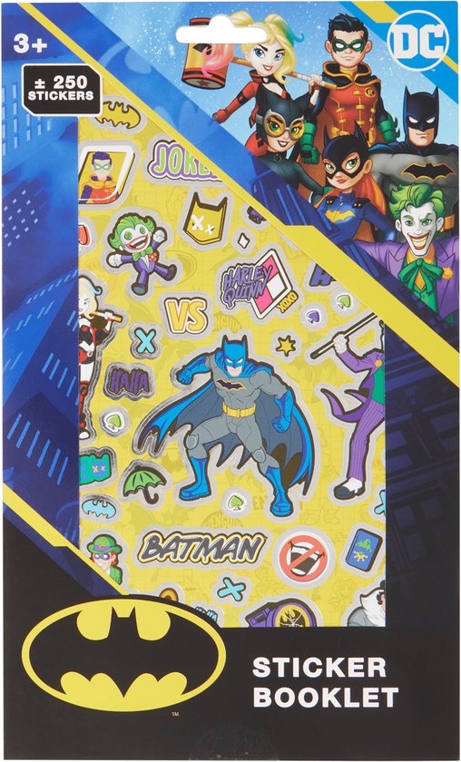 Stickerboekje Batman DC Comics +/- 250 Stickers - Stickers voor ...