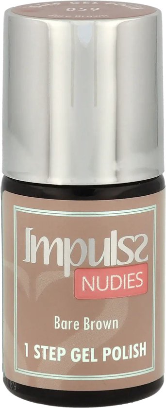 Impulss Gellak Gel Polish Nudies - Gel Nagellak - Verhardende werking - Bare Brown - 7... | bol