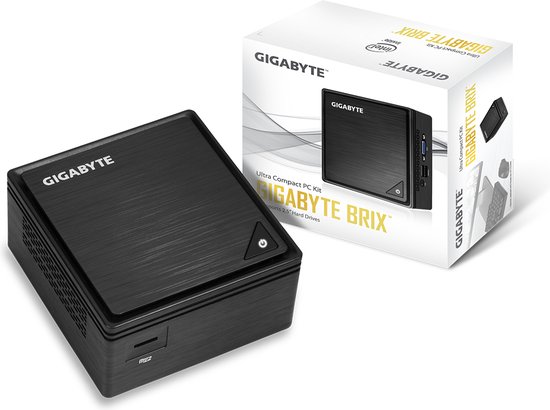 Gigabyte GB-BPCE-3455 PC/workstation barebone 0,69L maat pc Zwart BGA ...