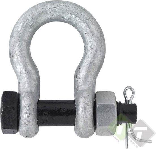 Harpsluiting met moerbout en splitpen - 3.25 Ton - Zwaar uitgevoerd ...