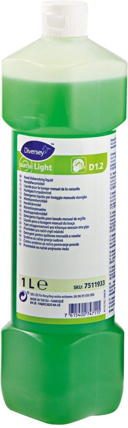 Suma Afwasmiddel light D1.2 1 liter | bol