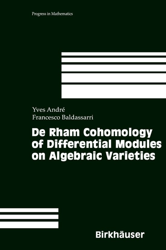 De Rham Cohomology of Differential Modules on Algebraic Varieties ...