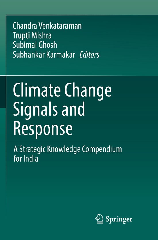 Climate Change Signals and Response | 9789811343773 | Boeken | bol