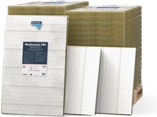 Mulcol Multimastic FB1 Brandwerende Plaat - Steenwol kern ...