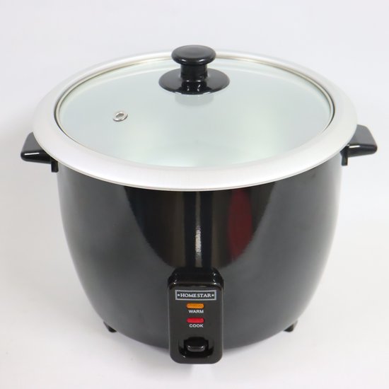 HomeStar Rijstkoker 1000 watt 2.8 liter inclusief uitneembare binnenpan ...