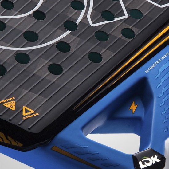 LOK Maxx Flow - 18K (Rond) - 2024 padel racket | bol