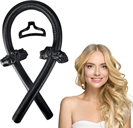 Set van 2, Heatless Hair Curlers, Curling Ribbon Hair, Heatless Curl ...