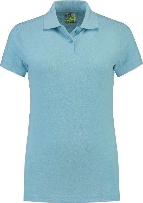 Lemon & Soda polo voor dames in de maat XXL in de kleur light indigo. | bol
