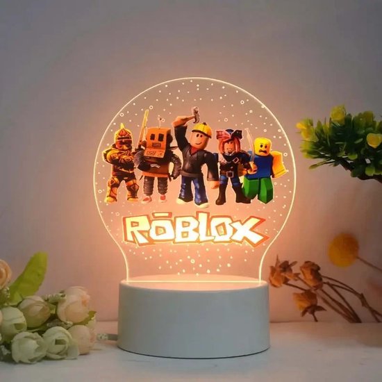 Roblox - Nachtlamp - Tafellamp - Bureaulamp - Kinderlampje - Lampje ...
